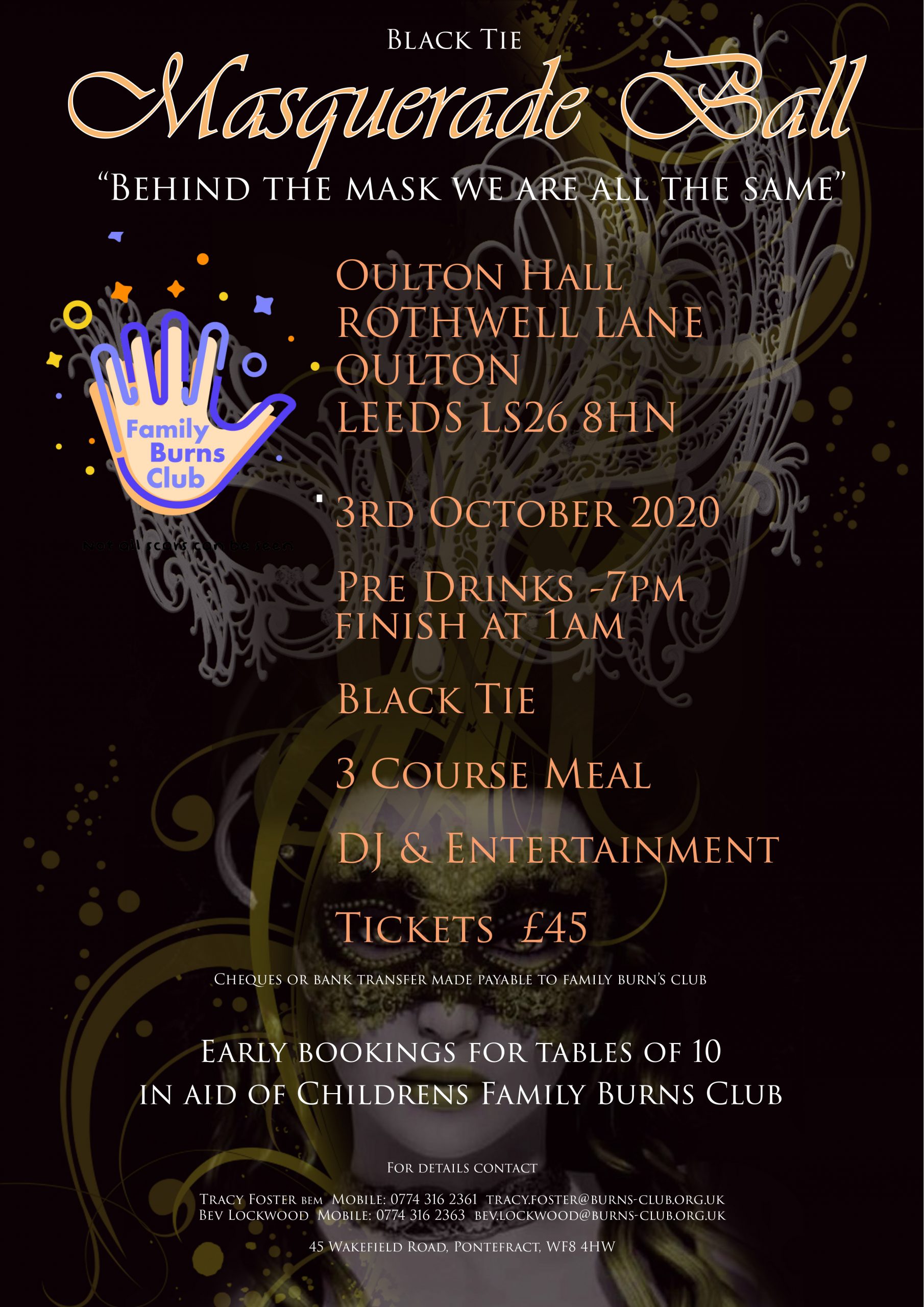 Masquerade Ball – Family Burns Club